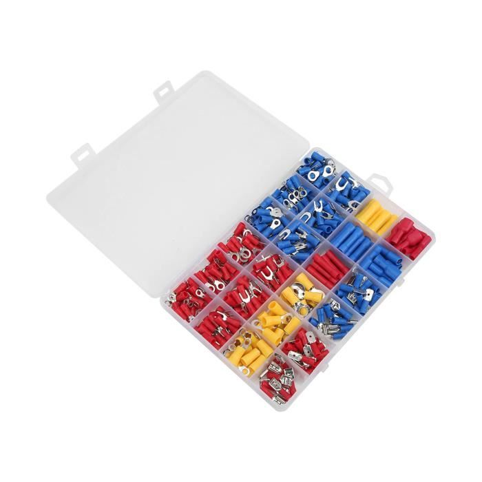 ESTINK Cosses de fil 373 pièces/boîte bornes de fil électrique Kit de ...