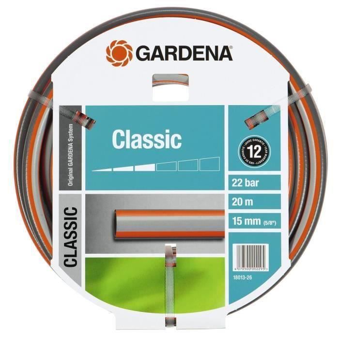 SHOT CASE - Tuyau d'arrosage classic GARDENA - diametre 15mm - 20m 18013-26 - Cdiscount Bricolage