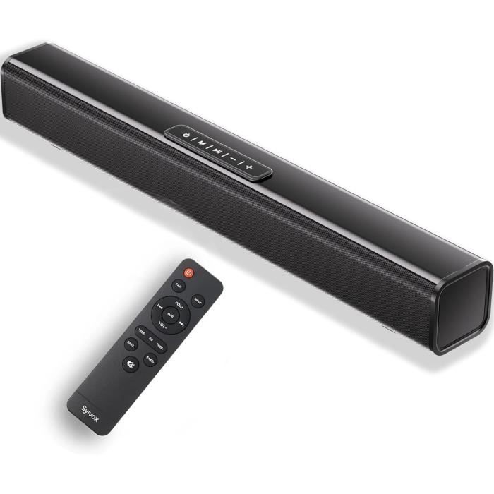 Barre de Son - GENERIC - SYLVOX - Bluetooth 5.0 - Caisson de Basses 2.0 ...