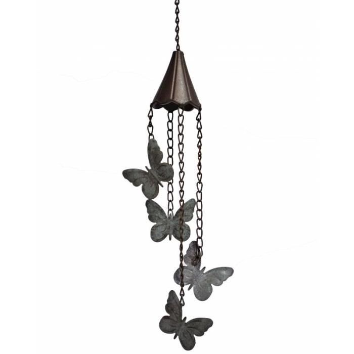 Suspension Cloche ou Décoration Murale Motifs Papillons à Accrocher en ... Suspension Cloche ou Décoration Murale Motifs Papillons à Accrocher en ...