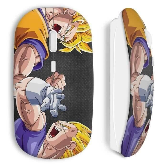 Souris sans fil - Dragon Ball Z - Goku vs Vegeta - Noir - USB ...