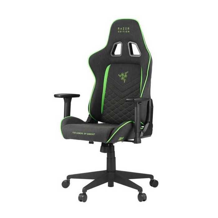 Chaise de bureau gaming - Razer - Tarok Pro X - Tissu Noir et Vert ...