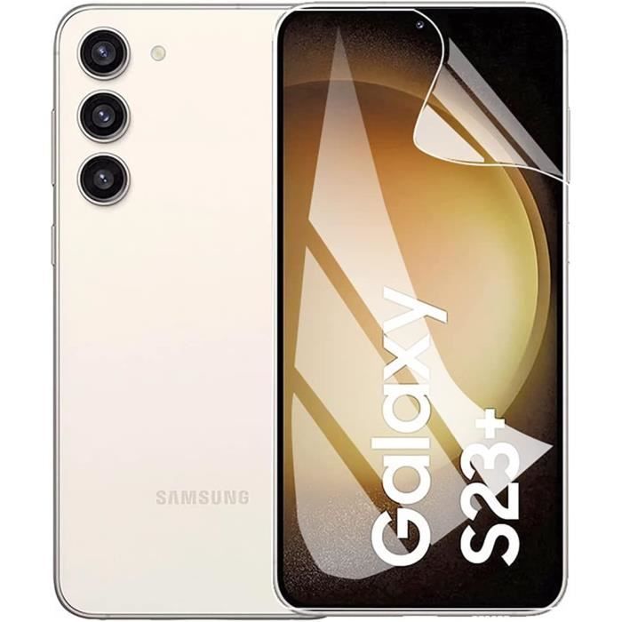 2Pcs Film De Protection D'Écran Hydrogel Pour Samsung Galaxy S23+ - S23 Plus (6.6"), Clear Hd ...
