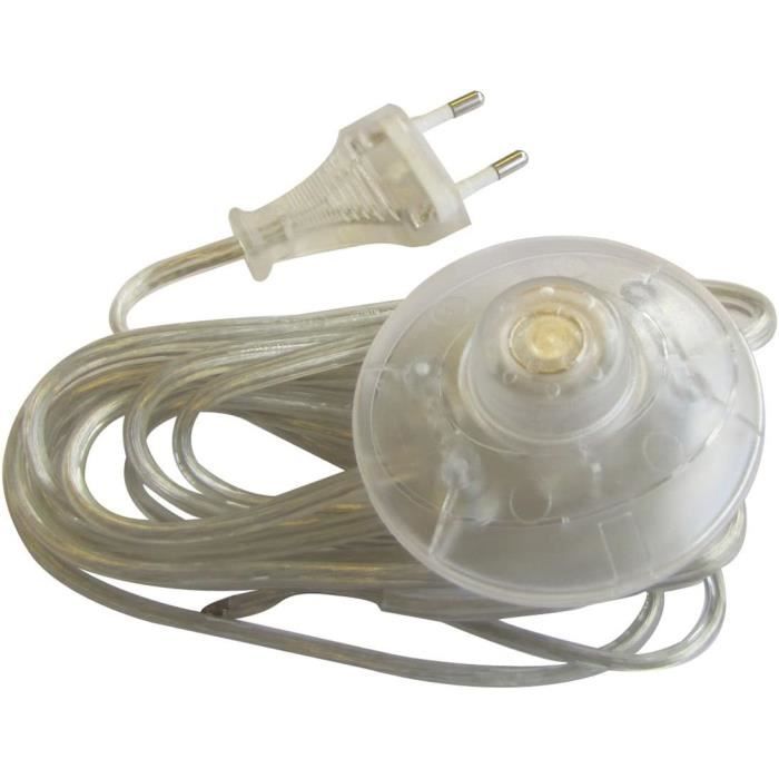 163890 Câble D'Alimentation Avec Prise Électrique-Interrupteur Rond ...