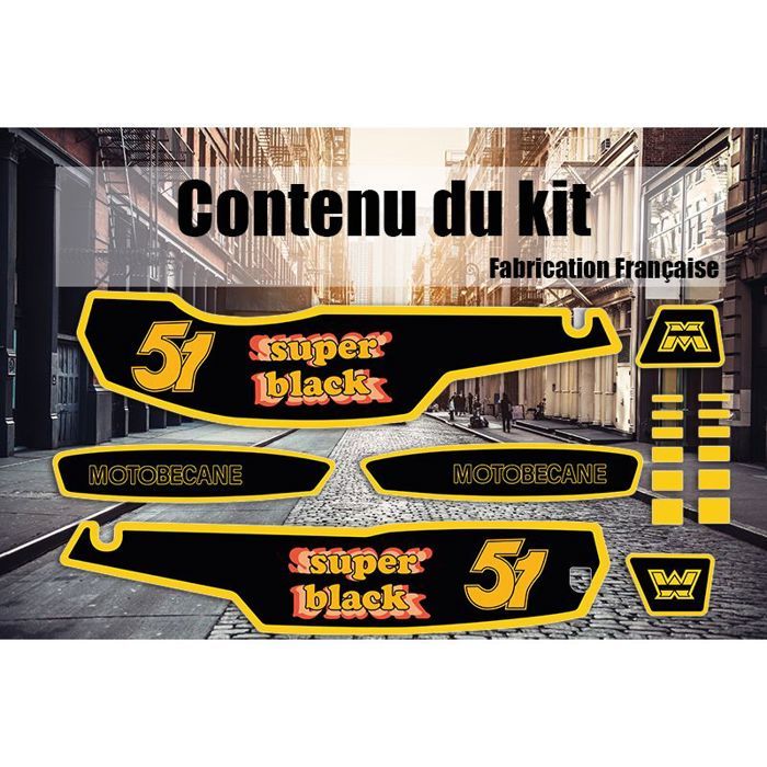 Kit Déco - SUPER FABRIQUE - MBK 51 - Stickers Premium ...