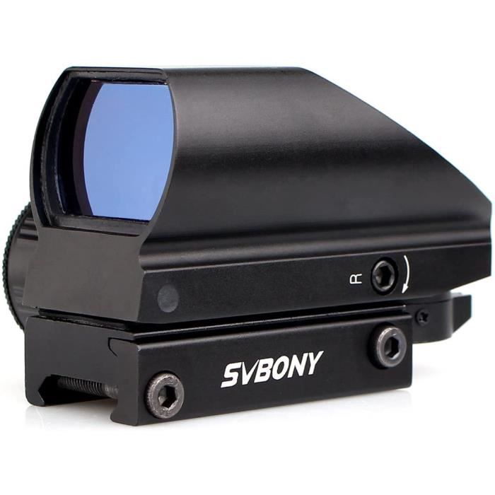 Svbony Red Dot Sight Viseur Point Rouge Multi Réticule 4 Rouge-Vert Dot ...