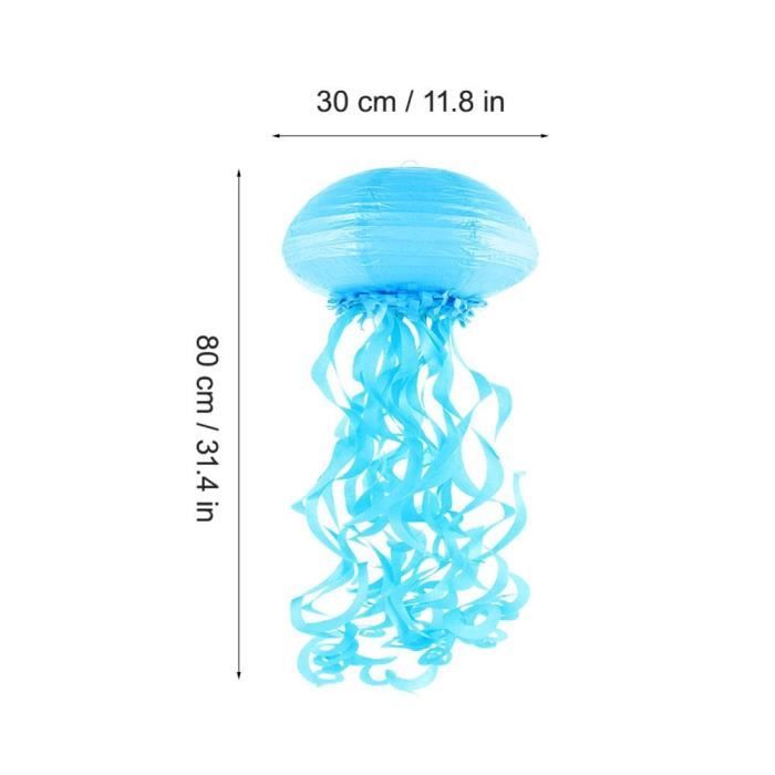 BANDEROLE,Blue lantern--Guirlandes à bulles transparentes suspendues en ...