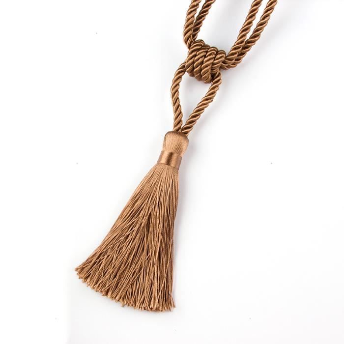 EMBRASSE - CROCHET - CORDON ,Flaxen--Embrasses décoratives pour rideaux ...