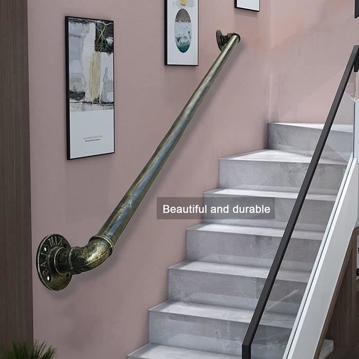 Escalier Main Courante Rampe Escaliers Rail Support Kit, 30 cm-600 cm ...