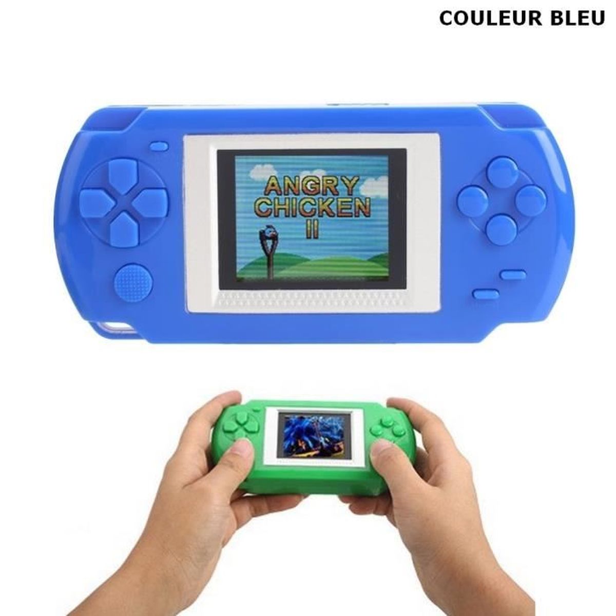 Mini console portable avec écran 2" pouce et 268 jeux rétros classique ...