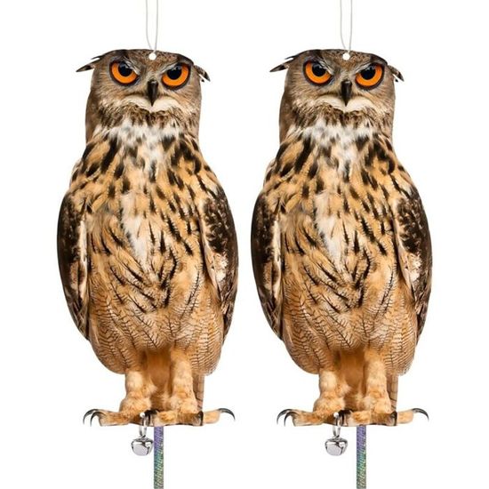 Rpulsif Pigeon Hibou Effaroucheur Oiseaux avec Bande Rflchissante Lot ...