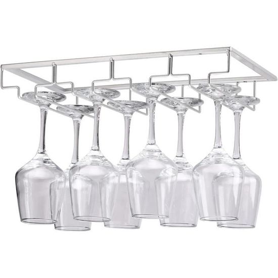 Support Verre Suspendu, Porte Verres À Vin En Métal, Rangement Verre ...