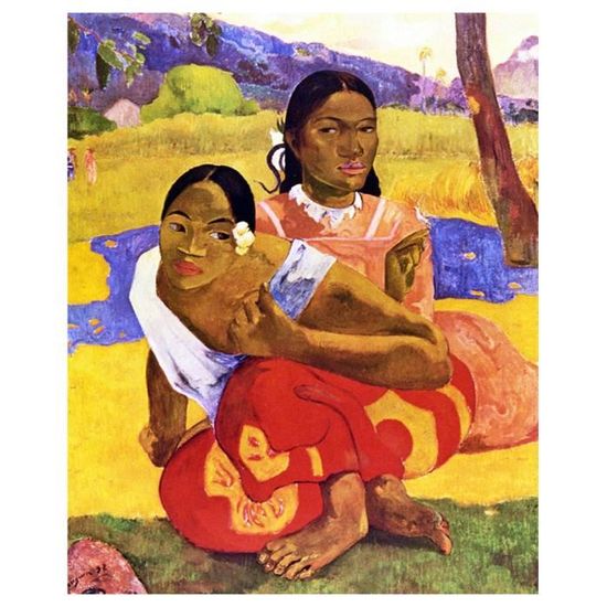 Legendarte - Tableau, Impression Sur Toile - Nafea Faa Ipoipo (Quand Te Maries-Tu ) Paul Gauguin ...
