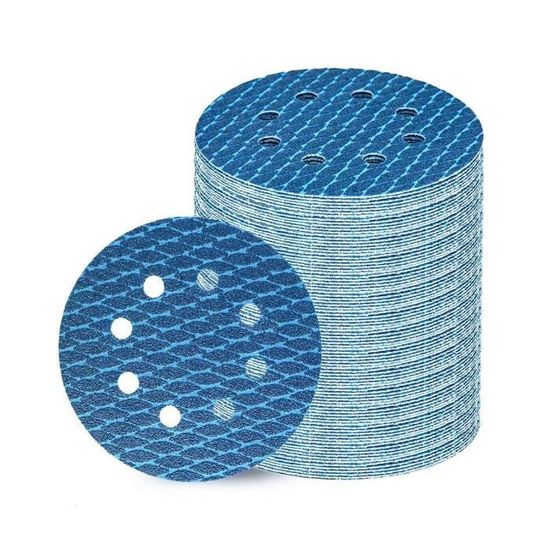 70pcs Disque Poncage 125mm, 8 Trous Grain P40, Idéal Pour Disques ...