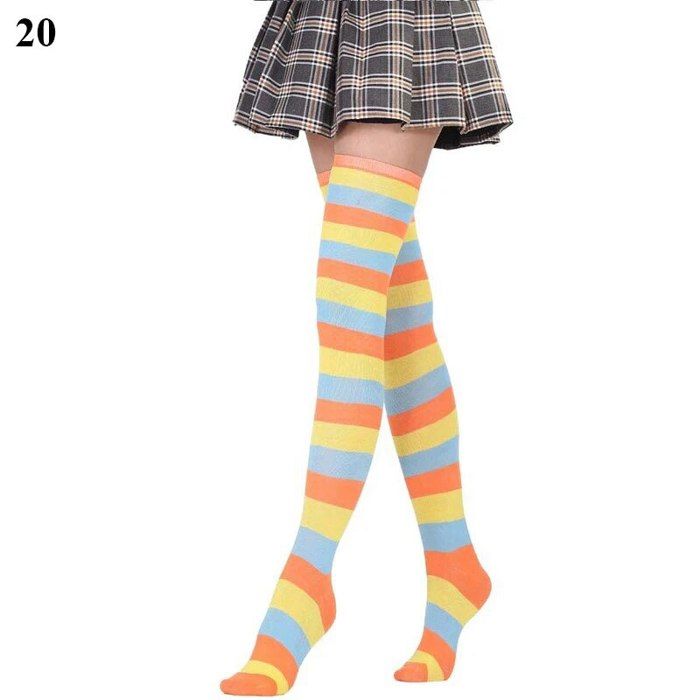 Collants Kawaii au-dessus du genou pour femmes et filles,collants à ...