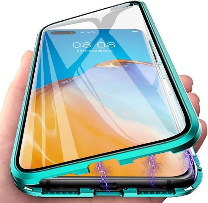 Coque Huawei P40 Lite 5G, P40 Lite 5G Coque Adsorption Magnétique Étui ...