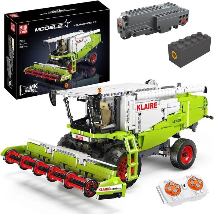 Mould King 17014 Briques de construction Moissonneuse-batteuse ...