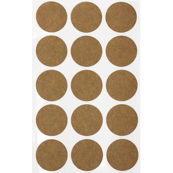 Gommettes Étiquettes Autocollantes Rondes Kraft Environ 3 cm (30 mm) 50 ...