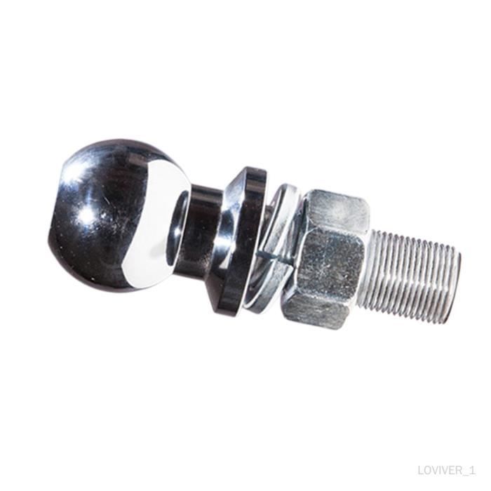 Boule d'attelage de remorque 2 pouces Durable professionnel Chrome ...