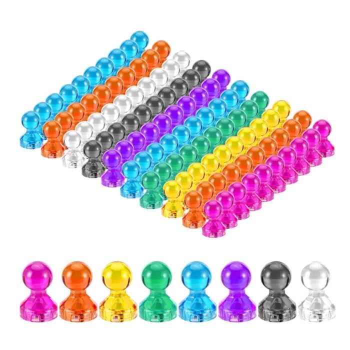 Aimants - Original - 100 Pièces - 8 Couleurs - 17 mm Hauteur - 11 mm ...