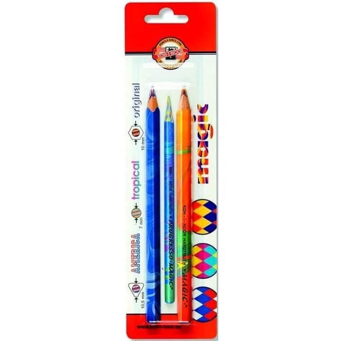 Magic Ensemble De 3 Crayons De Couleur Spéciaux[r56] - Cdiscount Beaux ...