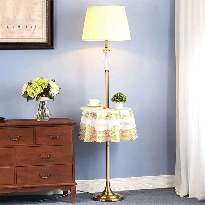 Grand Or Table basse Lampadaire, Style moderne Salon de lecture Chambre ...