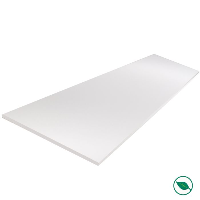 Tablette mélaminé blanc 800 x 200 x 18 mm - PEFC 75% FORESTEA ...
