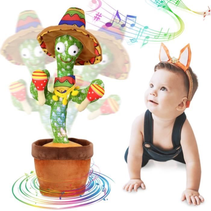 Jouet interactif en peluche - Cactus Qui - Version améliorée ...