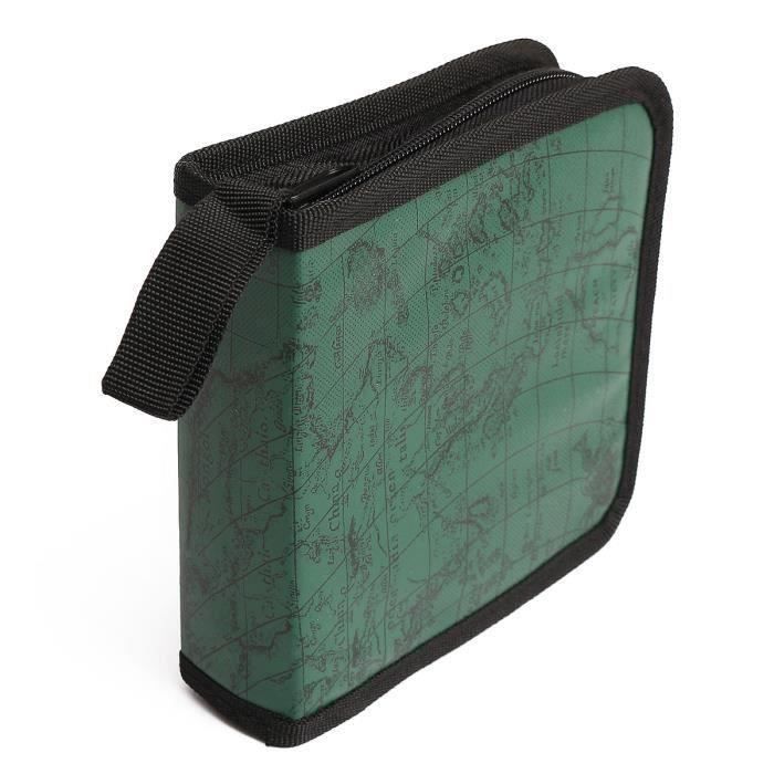 Classeur Rangement Boite Pochette Etui Range 40 CD DVD Sac Sacoche ...