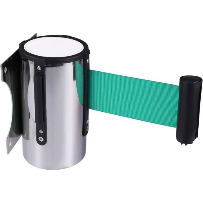 Barrière de File Dattente Fixé Au Mur Rétractable en Acier Inoxydable ...