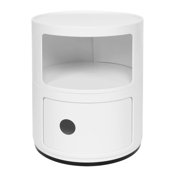 ROM 2 Couches Table De Chevet Moderne Meuble D'Appoint Pour Chambre À ...