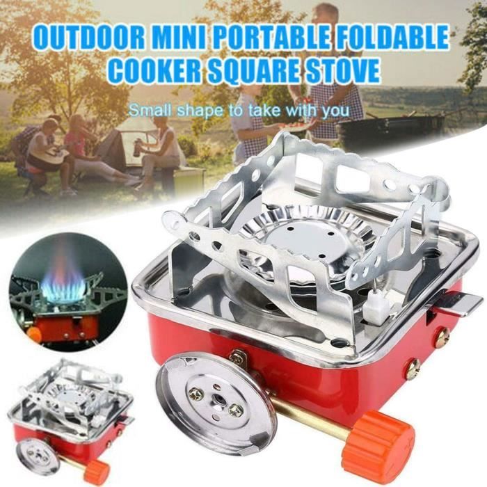 NEUFU Mini Réchaud à Gaz Camping Poêle Pliant Extérieur - Cdiscount Sport
