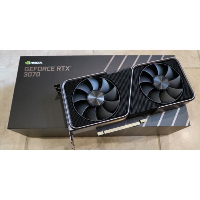 Carte graphique Nvidia Geforce RTX 3070 FE 8GB - Cdiscount Informatique