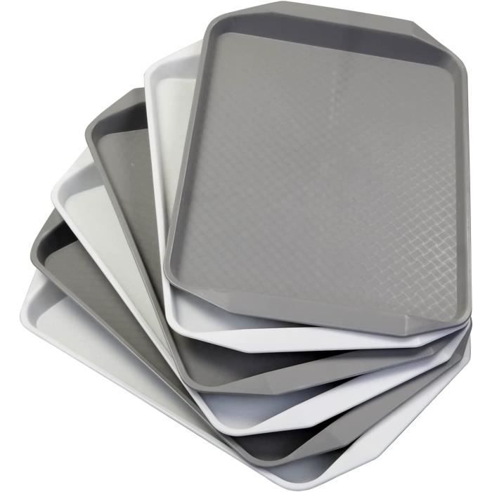 Yesdate Plateau de Service Alimentaire en Plastique, Plateau, Plateau ...