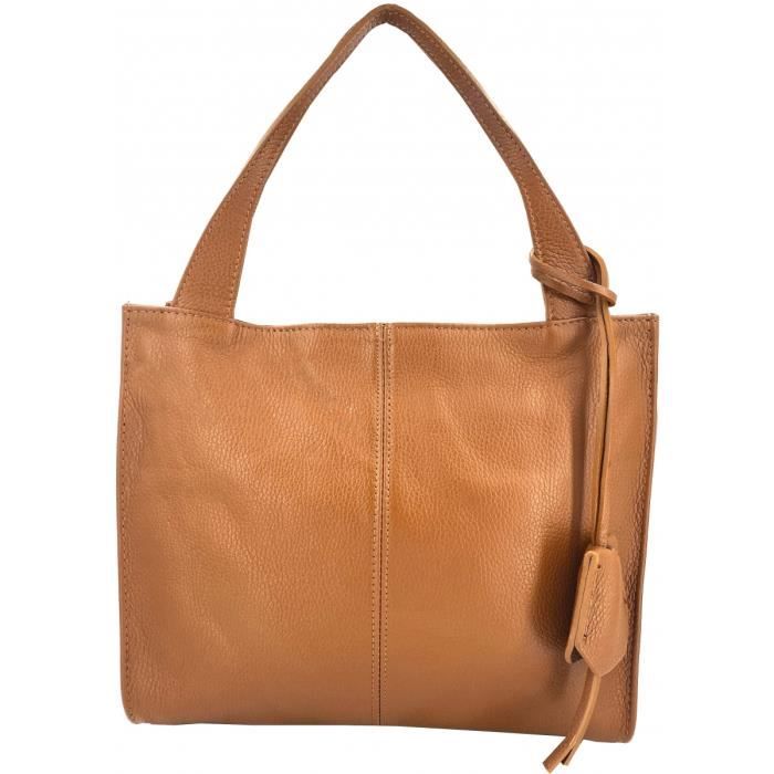 Sac à main cuir de vachette Sylvain Lefebvre MARRON FONCE - I842 - Cdiscount Bagagerie ...
