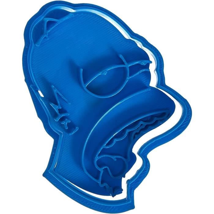 Los Simpsons Homer Coupe-Biscuits Bleu 8 X 7 X 1,5 Cm[H786] - Cdiscount ...