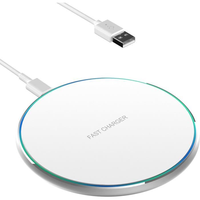 Chargeur Sans Fil, 15W Max Chargeur Induction Compatible Avec Iphone 14 ...
