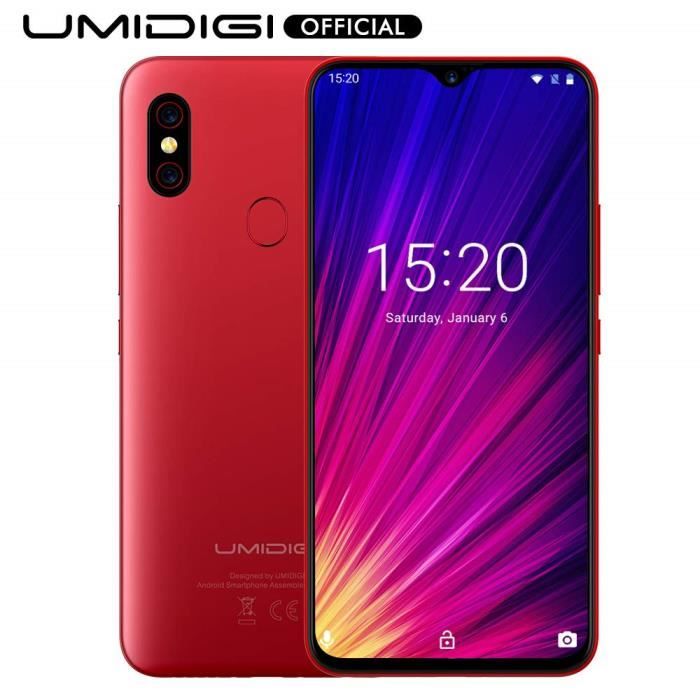 UMIDIGI F1 Smartphone 128Go Android 9.0 6.3 "écran Helio P60 5150mAh ...