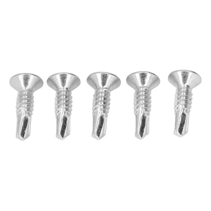 KEM - Vis autoperceuse 50pcs vis auto-perceuse en acier au carbone ...