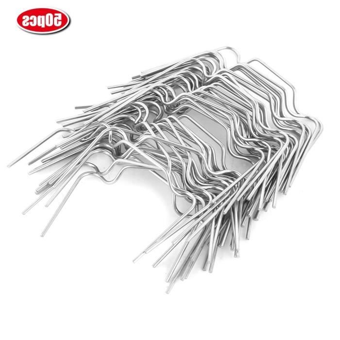 Zerodis clips de vitrage de serre 50pcs épaisses pinces de vitrage de ...
