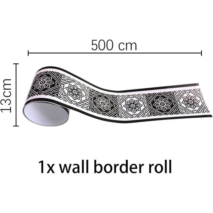 Frise Murale Adhesive,Frises autocollantes décoratives Bordure de ...