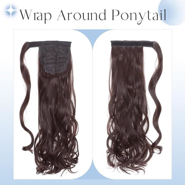 Ponytail Cheveux Naturel Postiche - Extension Queue De Cheval Rajout ...