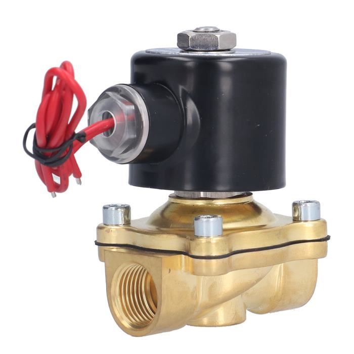 YOSOO Électrovanne 12v Électrovanne Laiton 0‑1.0MPa Pression Connexion ...