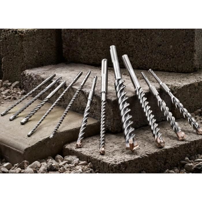 Foret Beton Sds-Plus Carbure Elite 4 Taillants 10X200X260Mm-Dt8930-Qz ...