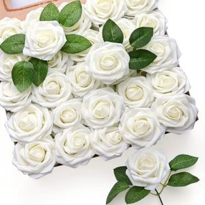 Rose artificielle Cdiscount