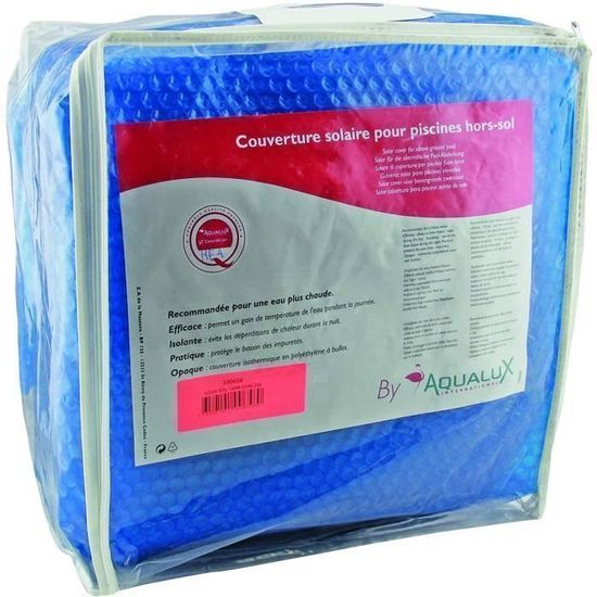 Bâche solaire pour piscine acier - ovale - 550 x 370 cm EDG - Cdiscount ...