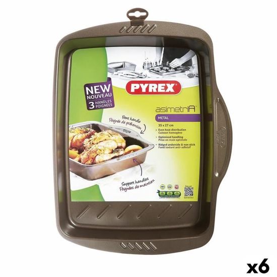 Moule pour four - Pyrex - Asimetria - Rectangulaire - 35 x 27 cm ...