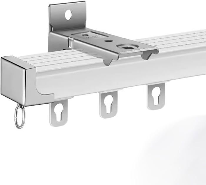 Rail De Rideau Tringle Rideau Tringles À Rideaux Robustes À Fixation ...