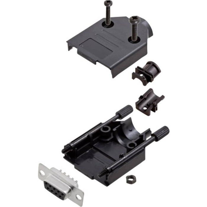 Kit embase SUB-D femelle Nombre de pôles: 9 encitech DTPK-P-09-DMS-K 6355-0033-11 180 ° fût à ...