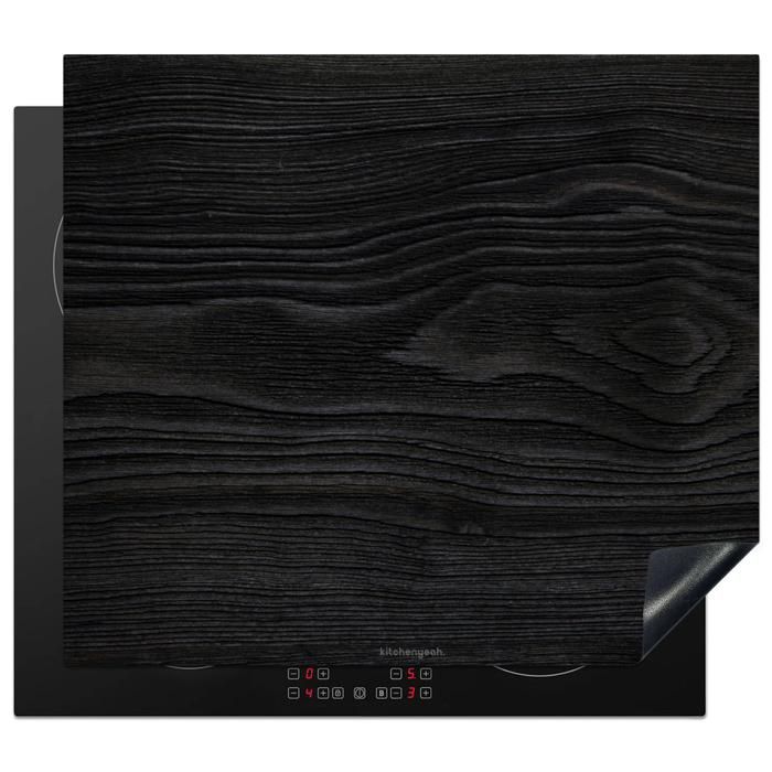 KitchenYeah - Protection Plaque Induction, Cuisson - Noir - aspect bois ...
